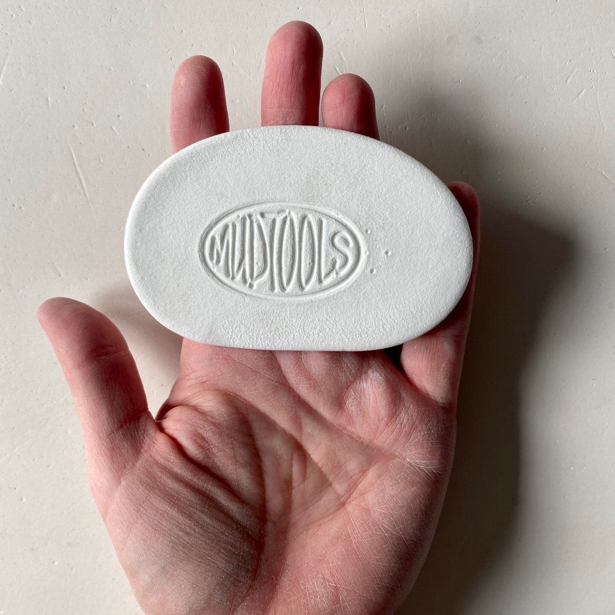 Mudsponge, fin, hvid - Mudtools - LerKalaset